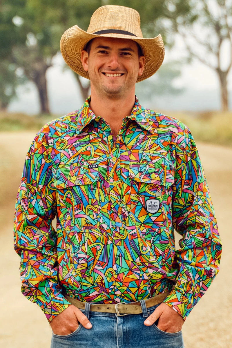 Trademutt Mens Bonza L/S Workshirt – Condamine Clothing